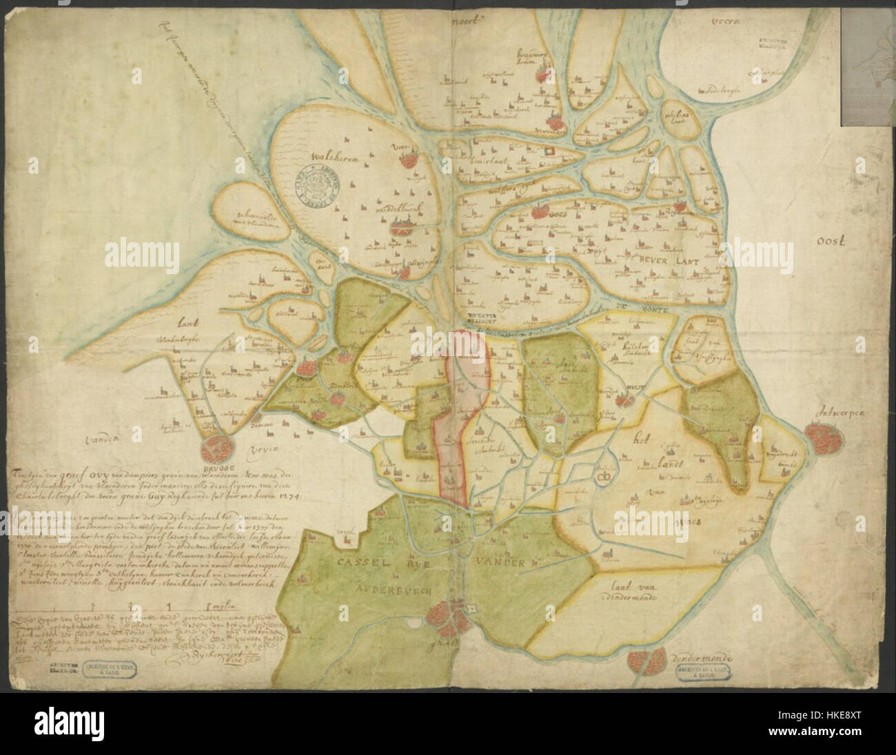 County flanders hi-res stock photography and images - Alamy