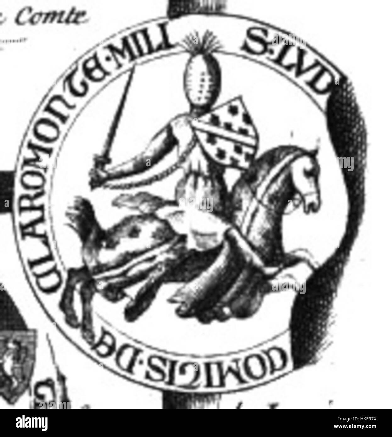 A portrait of Louis de Clermont, capturing the aristocratic elegance ...