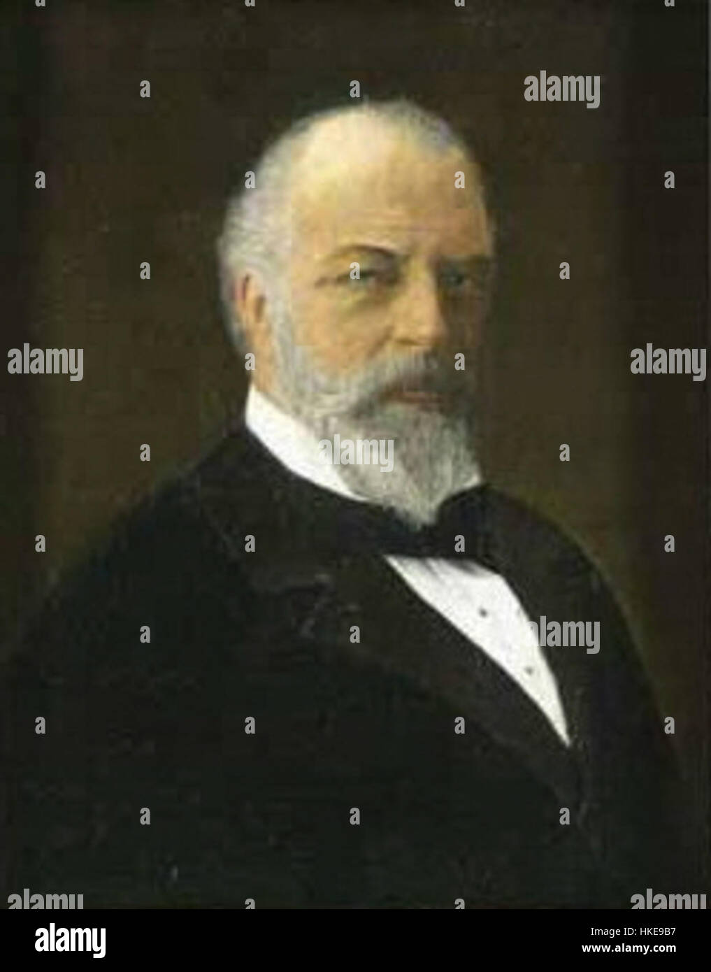 This 1905 portrait by Oswald Wergandt depicts Hermann von Mumm Lutteroth. The painting captures ...