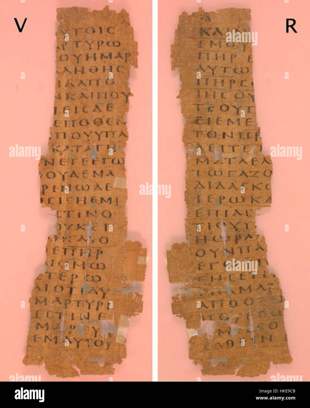 An ancient Egyptian papyrus fragment, POxy1780, known for its ...