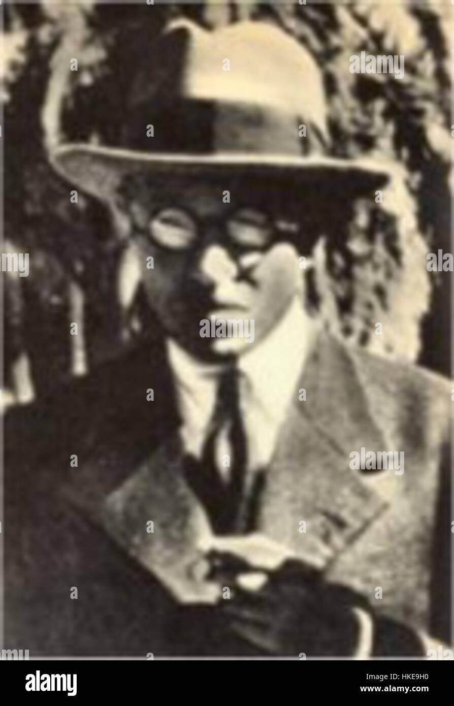 This 1934 painting of Fernando Pessoa, a prominent Portuguese poet ...