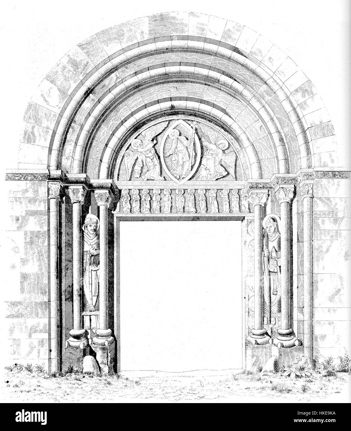 Petershausen Portal 1825 Stock Photo - Alamy