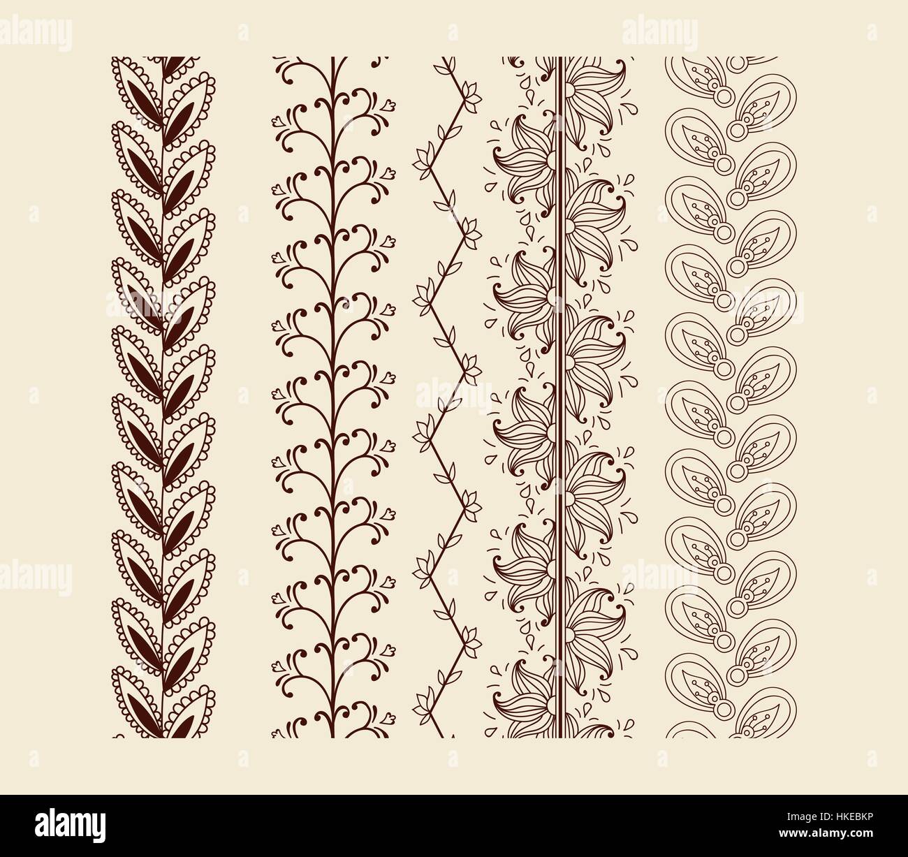 Vector set vintage ornate borders Stock Vector Image & Art - Alamy