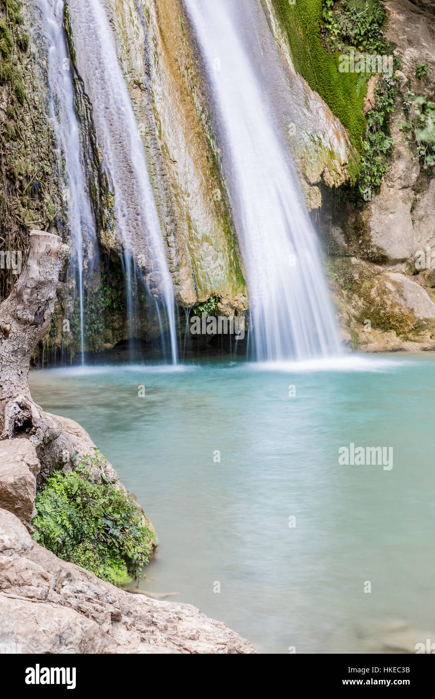 Neda Waterfalls among the rocks and forest Stock Photo - Alamy