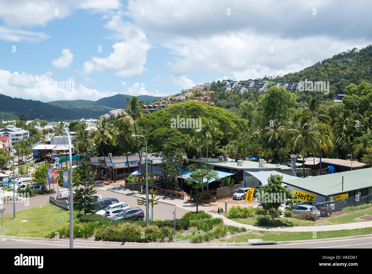 A summer day in Airlie Beach Queensland, East Coast Australia Stock ...