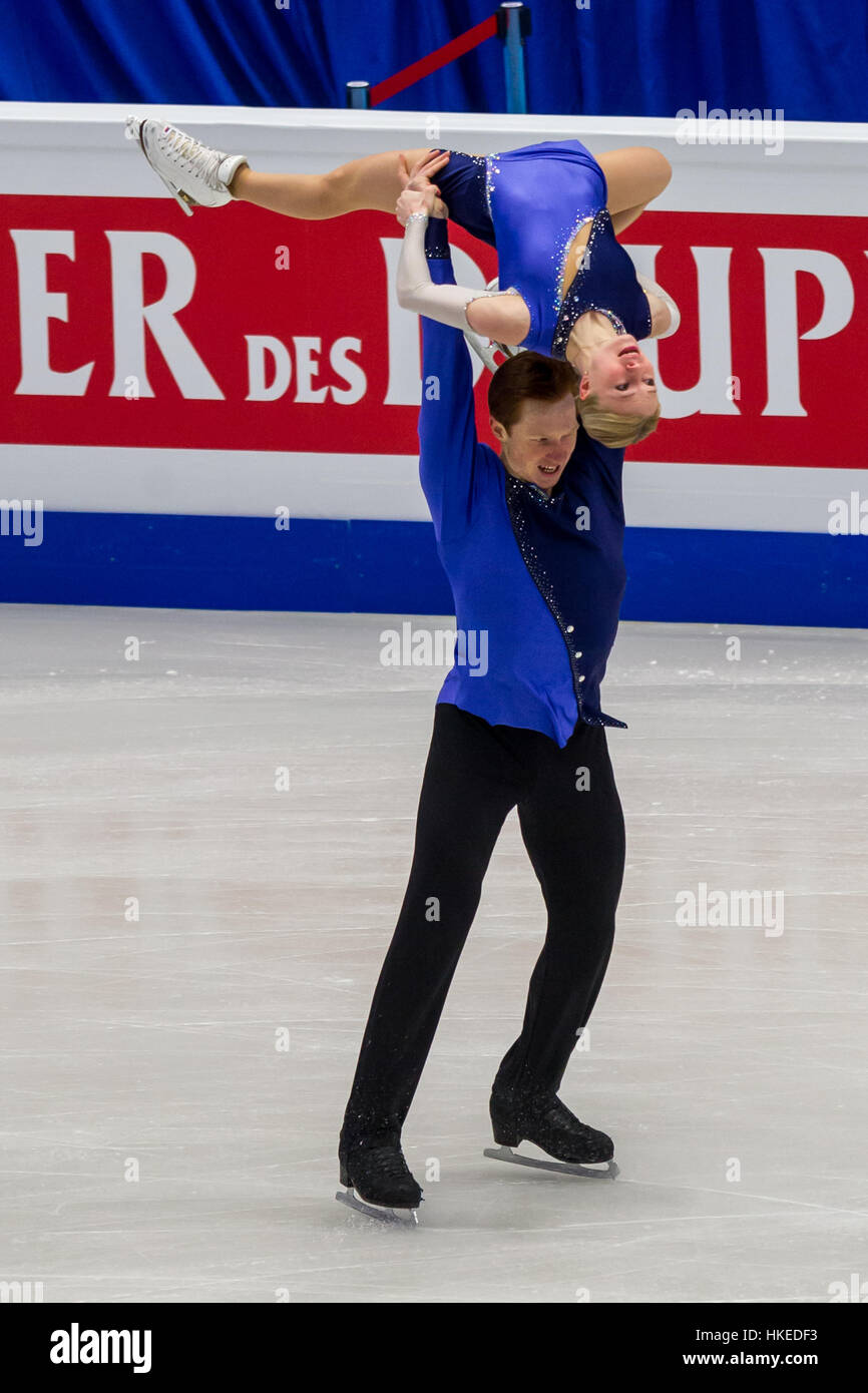 Evgenia Tarasova, Vladimir Morozov Stock Photo - Alamy
