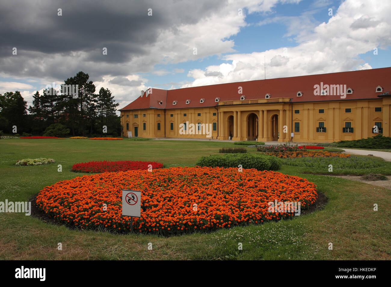 Castle Lednice with gardens in Czech Republic in Europe , Unesco world ...