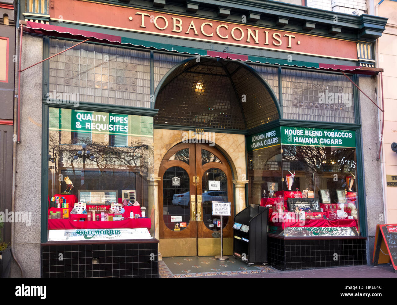 Old Morris Tobacconist specialty shop for smokers on Government Street ...