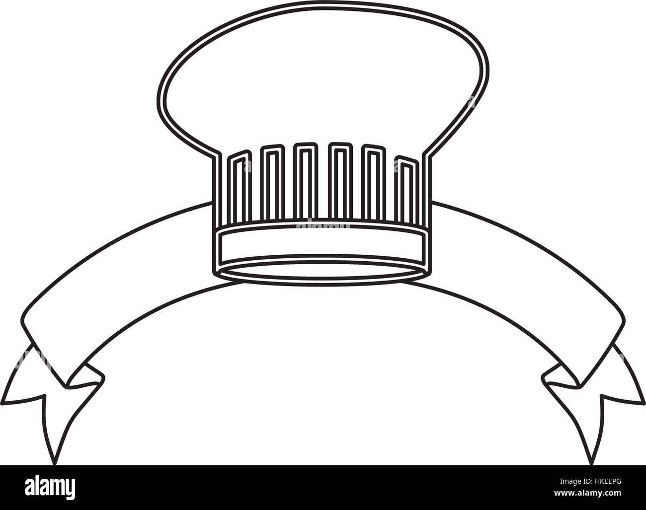 Chef hat symbol icon vector illustration graphic design Stock Vector ...