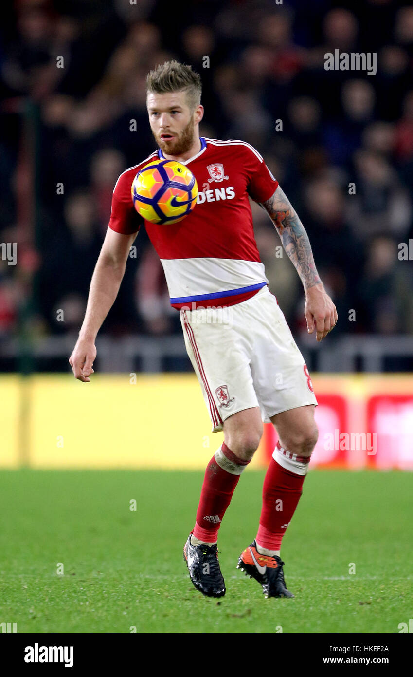 Middlesbrough's Adam Clayton Stock Photo - Alamy