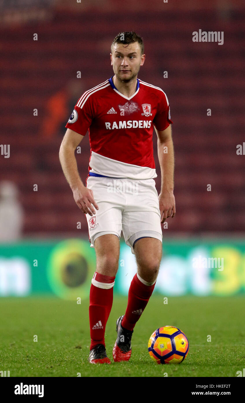 Middlesbrough's Ben Gibson Stock Photo - Alamy