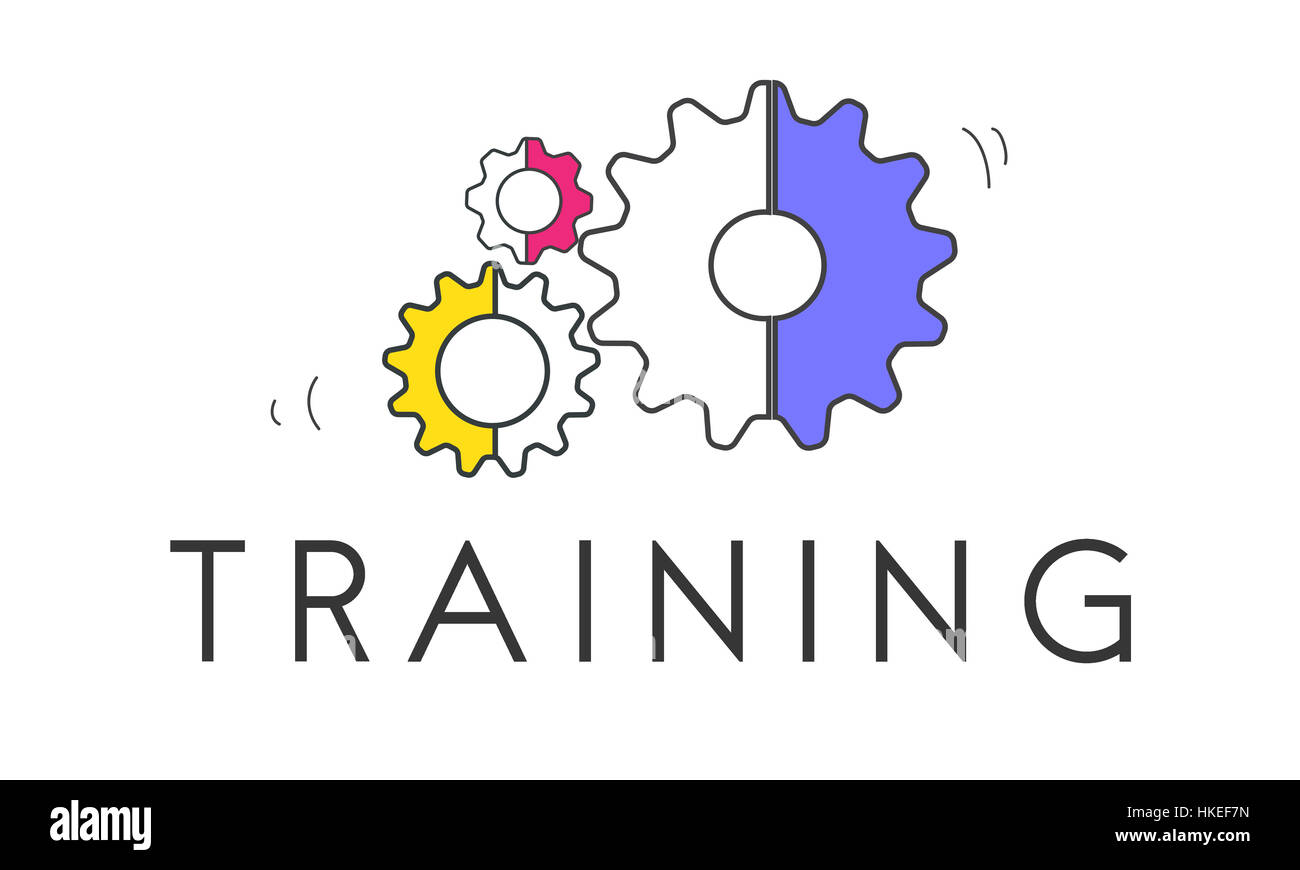 Icon skills training Cut Out Stock Images & Pictures - Alamy