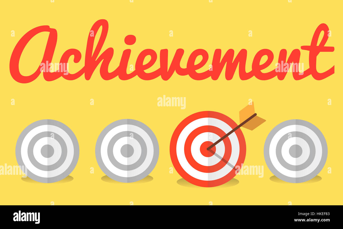 Target Goal Mission Strategy Icon Concept Stock Photo - Alamy