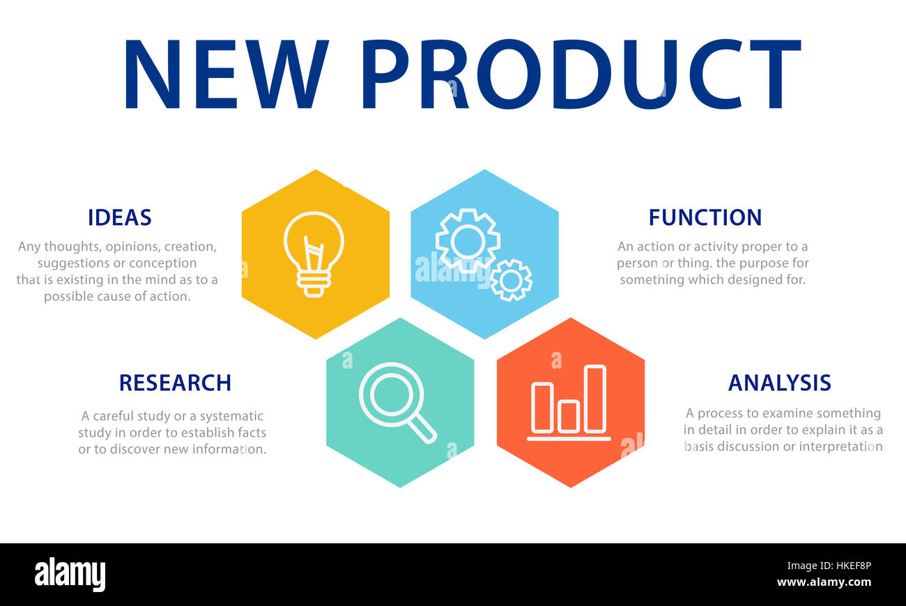 New Product Commerce Launch Promotion Concept Stock Photo - Alamy