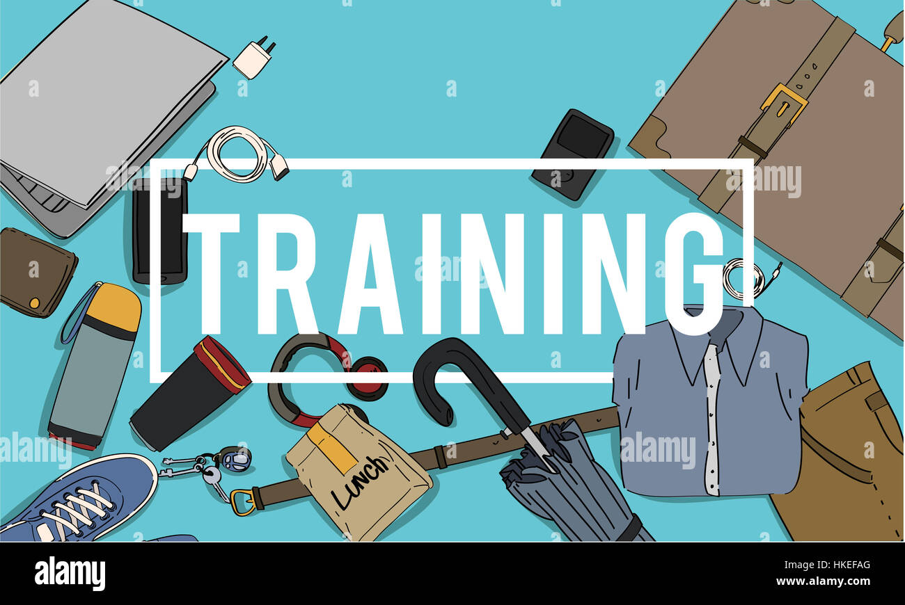 Training Skills Development Improve Concept Stock Photo - Alamy