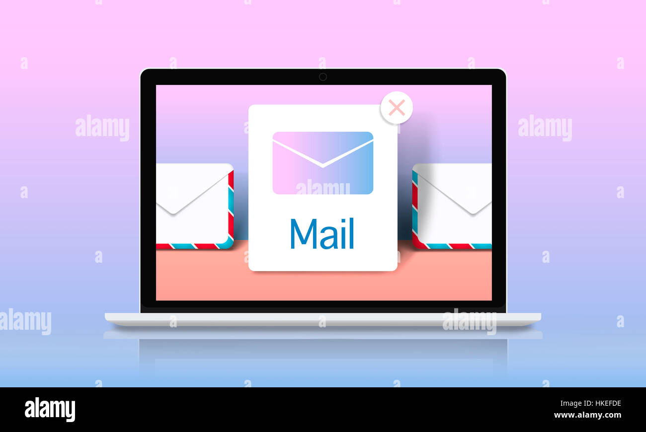 Inbox Communication Notification E-mail Mail Concept Stock Photo - Alamy