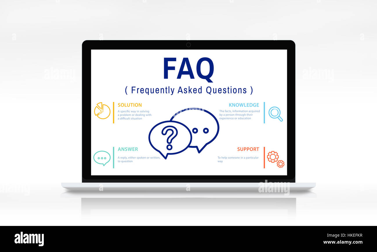 Frequently asked questions hi-res stock photography and images - Alamy