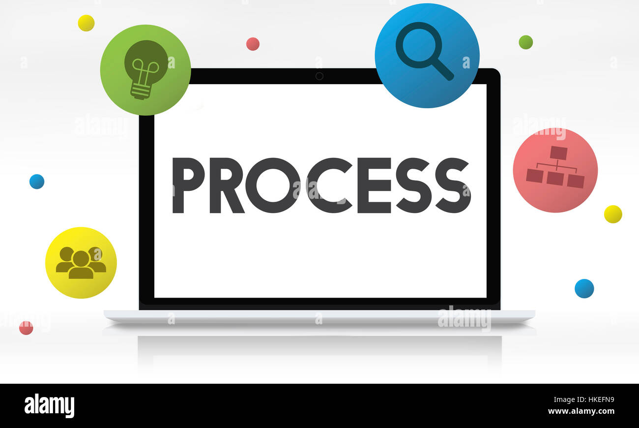 Work process graphic hi-res stock photography and images - Alamy