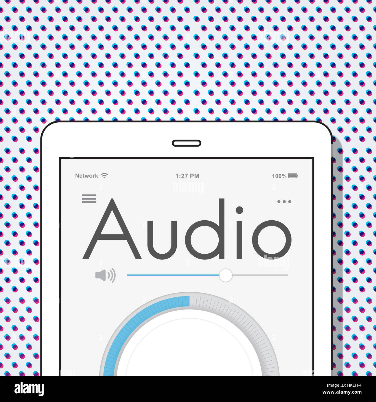 Button Volume Audio Music Sound Graphic Concept Stock Photo - Alamy