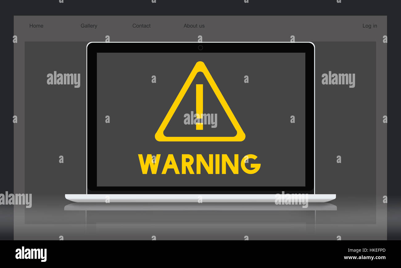Danger ALert Warning Notification Beeware Reminder Exclamation Concept ...