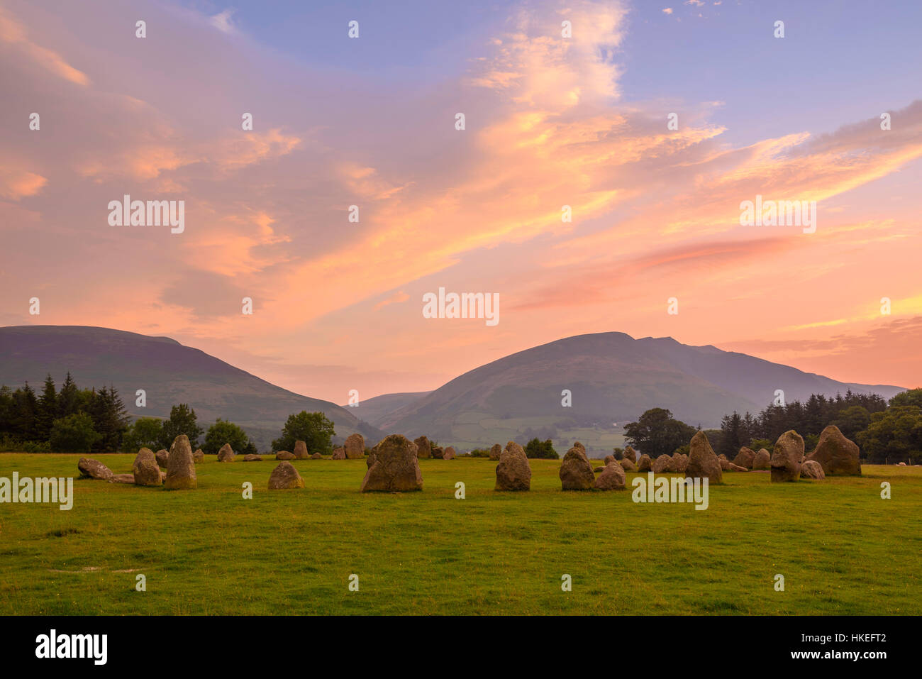 Castlerigg Stone Circle, near Keswick, Cumbria, England Stock Photo - Alamy