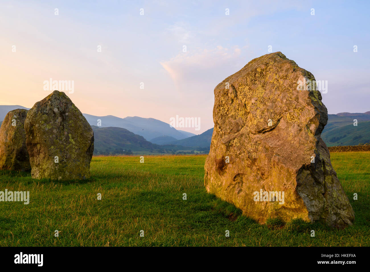Castlerigg Stone Circle, near Keswick, Cumbria, England Stock Photo - Alamy