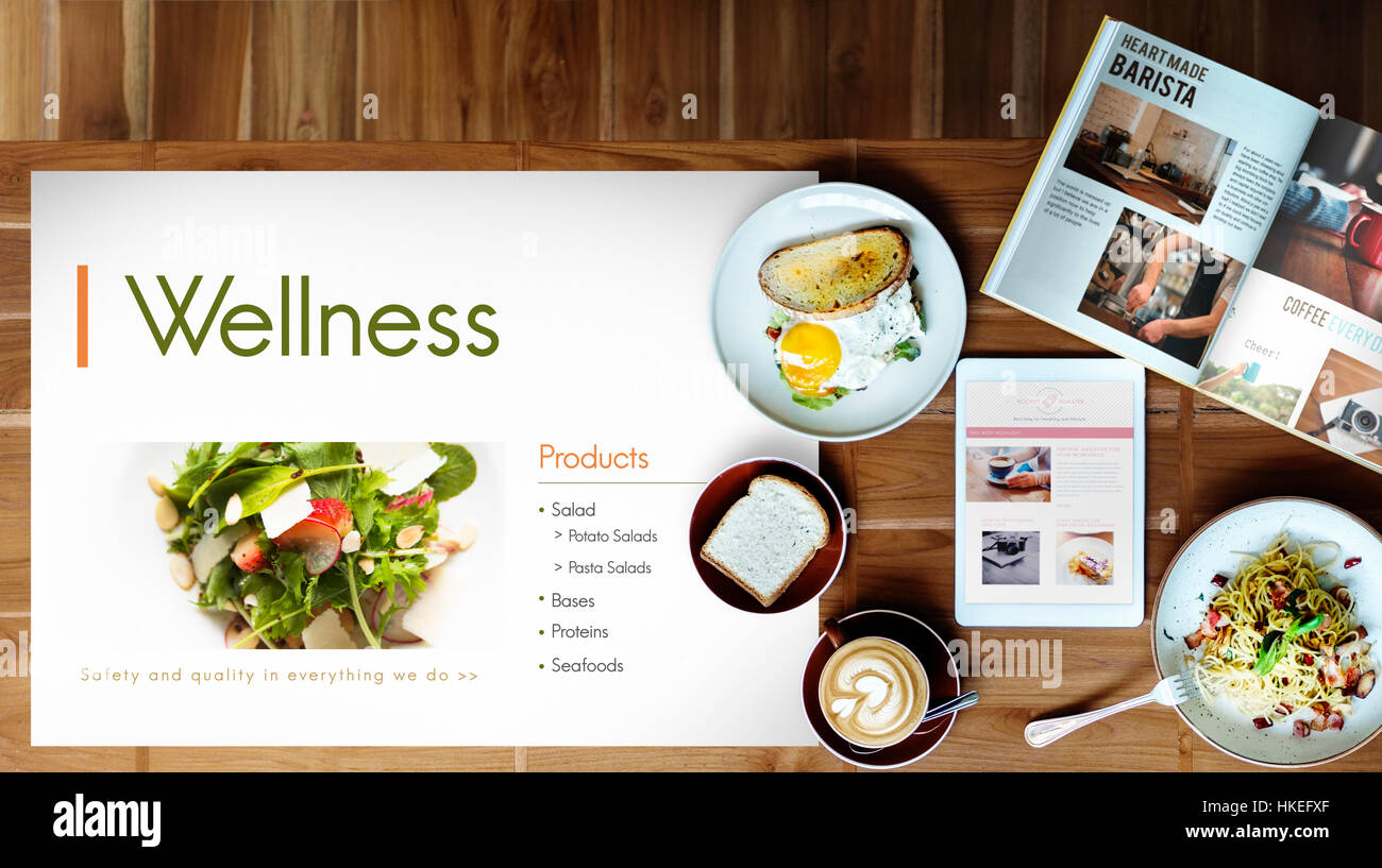 Nutrition Healthy Diet Plan Concept Stock Photo - Alamy