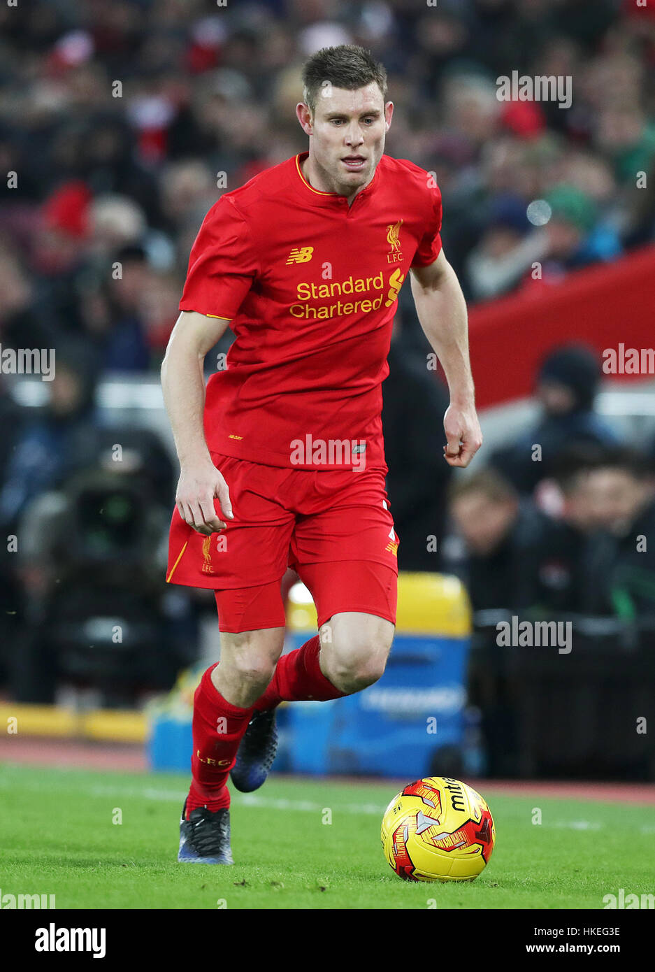 Liverpool's James Milner Stock Photo - Alamy