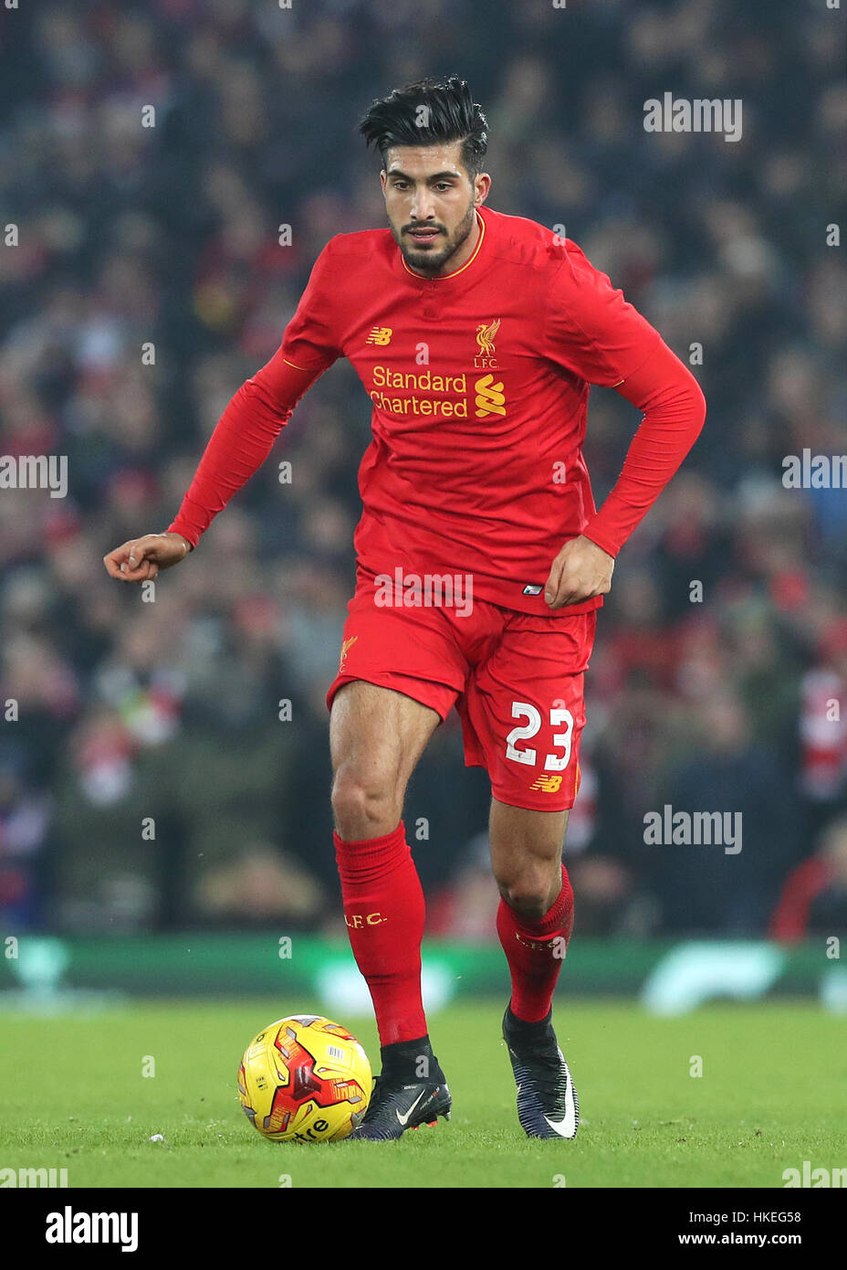 Liverpool's Emre Can Stock Photo - Alamy