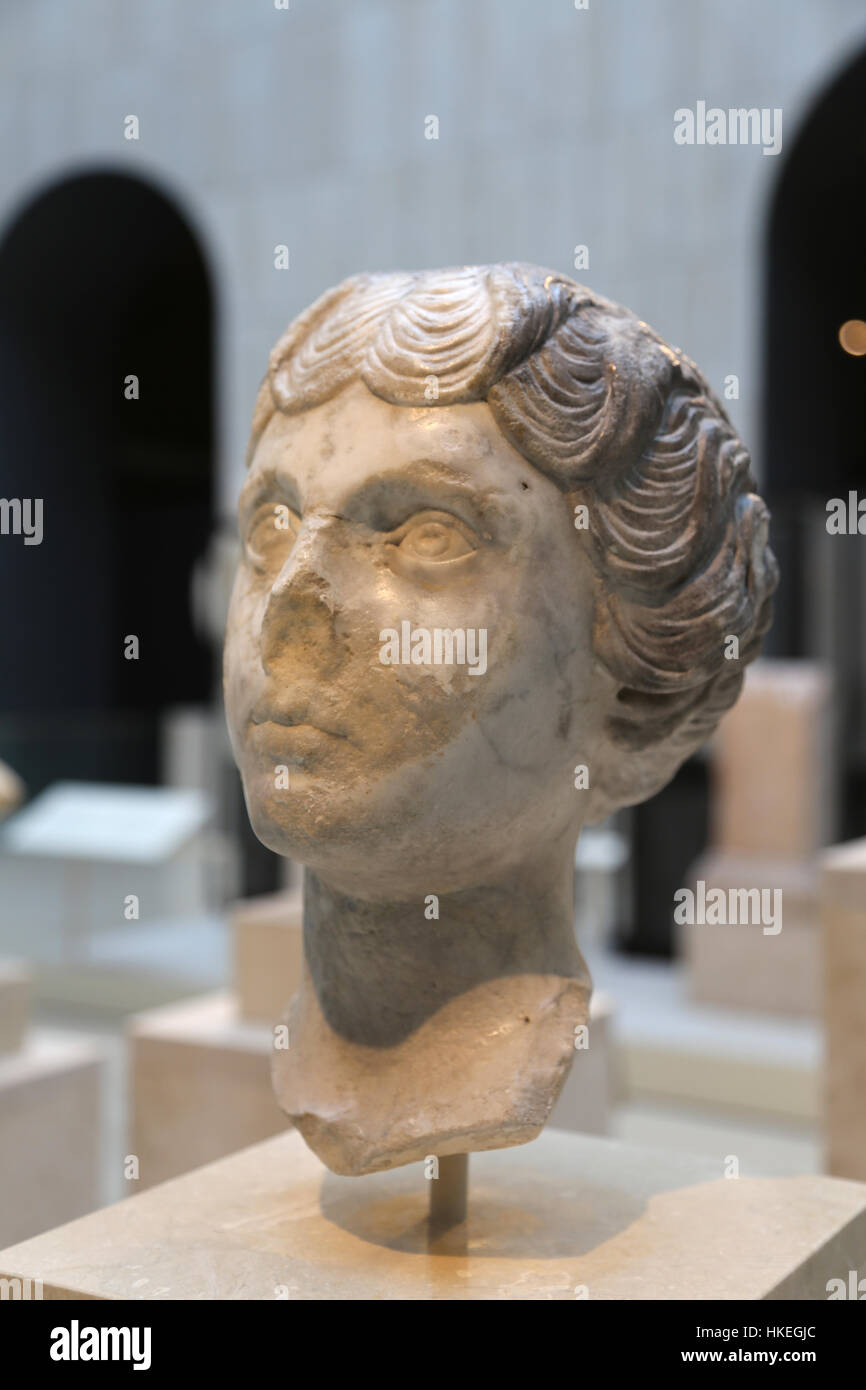 Faustina Minor (130-176. Empress consort of the Roman Empire. Wife of ...