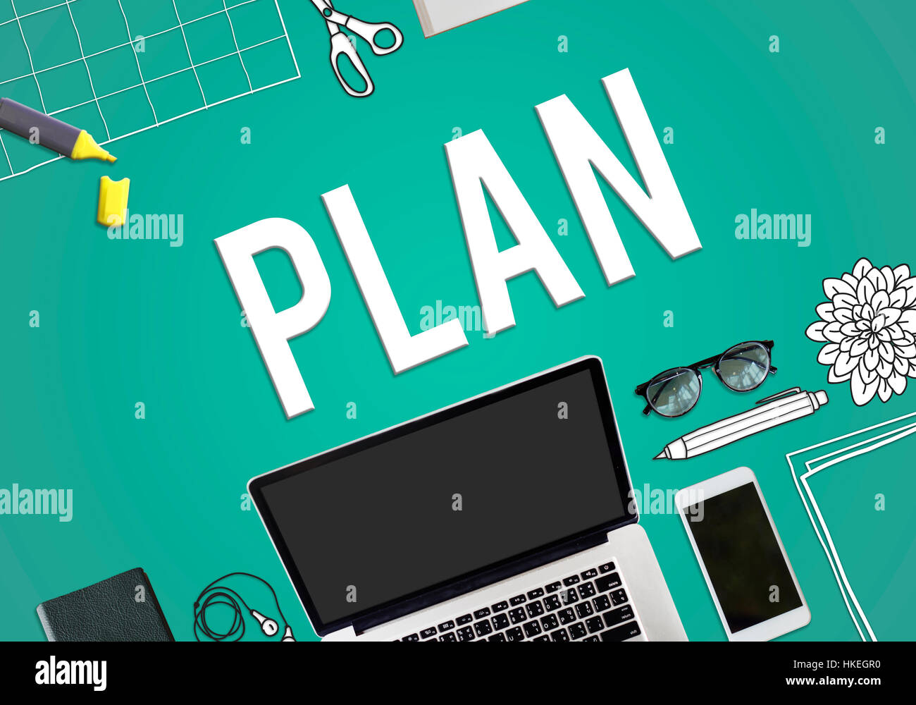Plan Planning Project Business Concept Stock Photo - Alamy