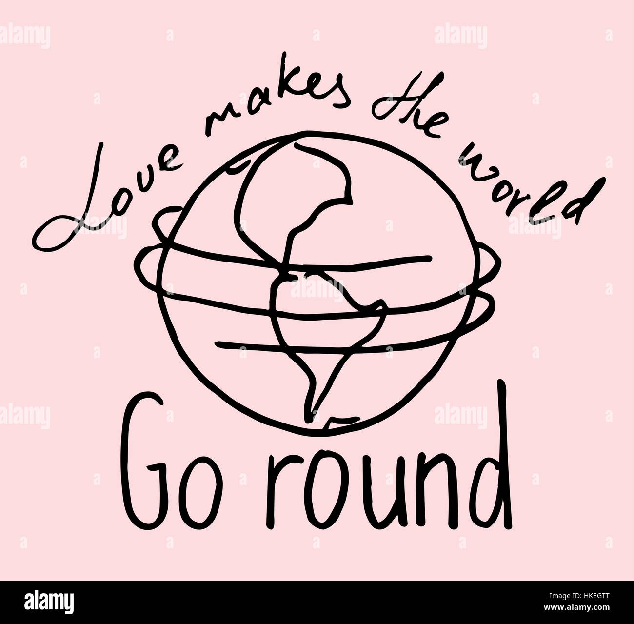 Spinning globe Stock Vector Images - Alamy