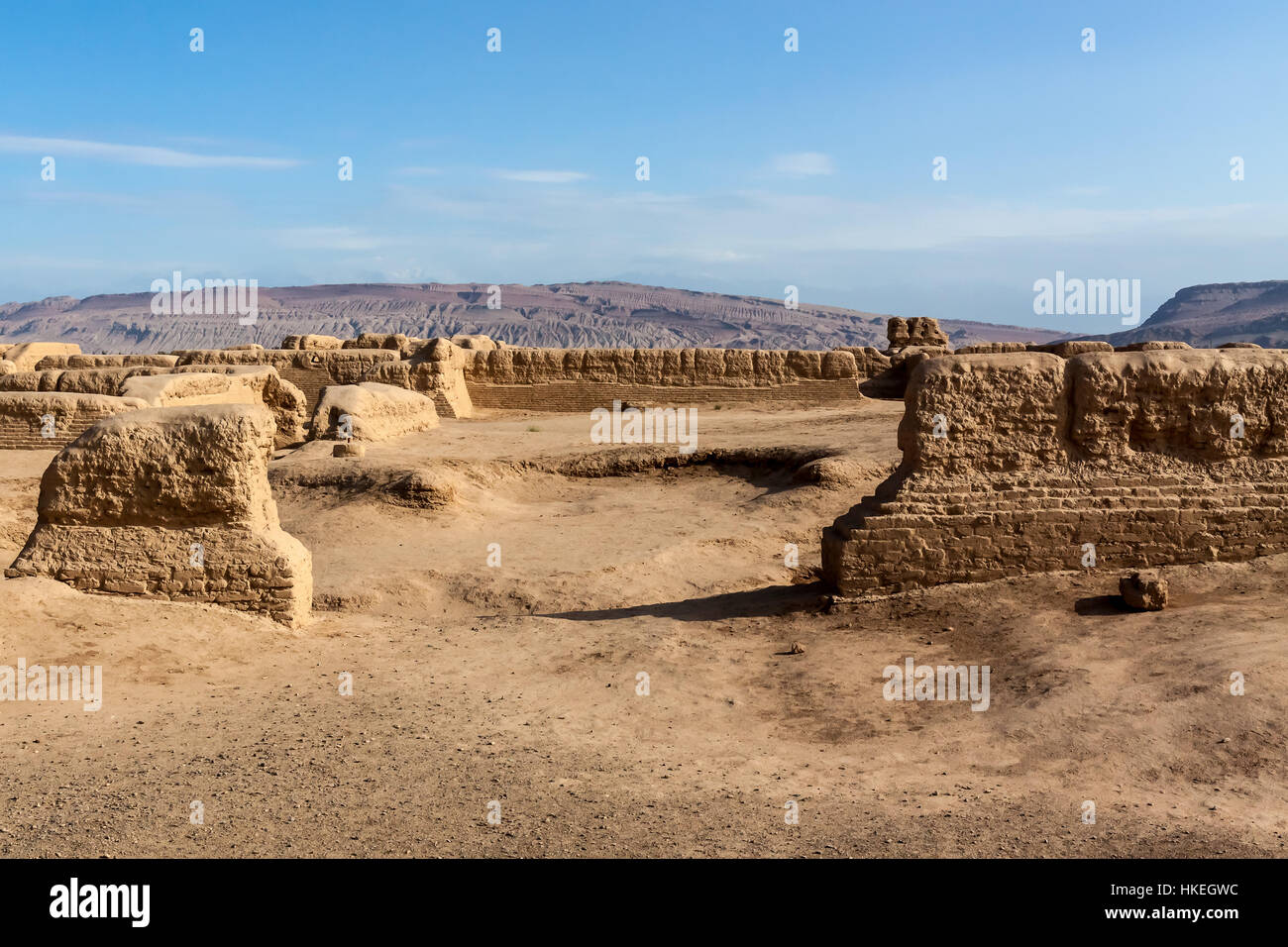 Ruins of Gaochang an ancient oasis, Xinjiang Autonomous Region, China ...
