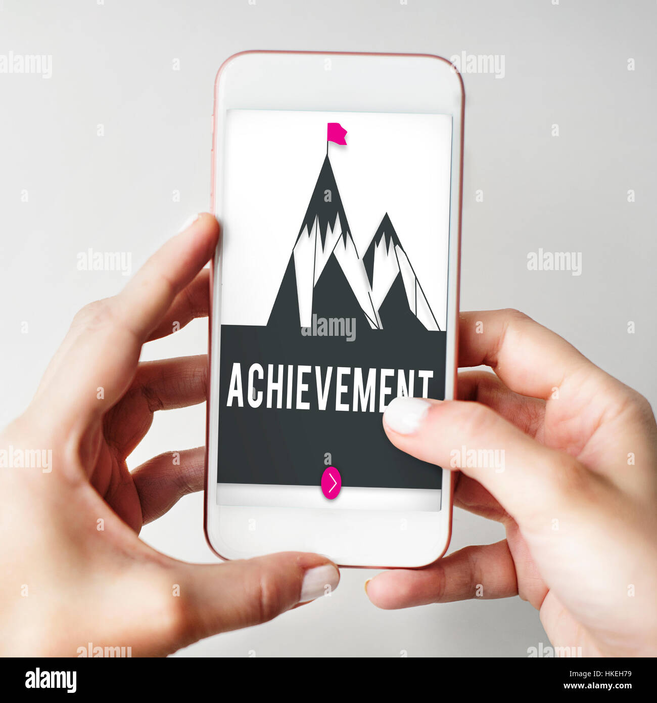 Achievement Performance Goal Success Concept Stock Photo - Alamy