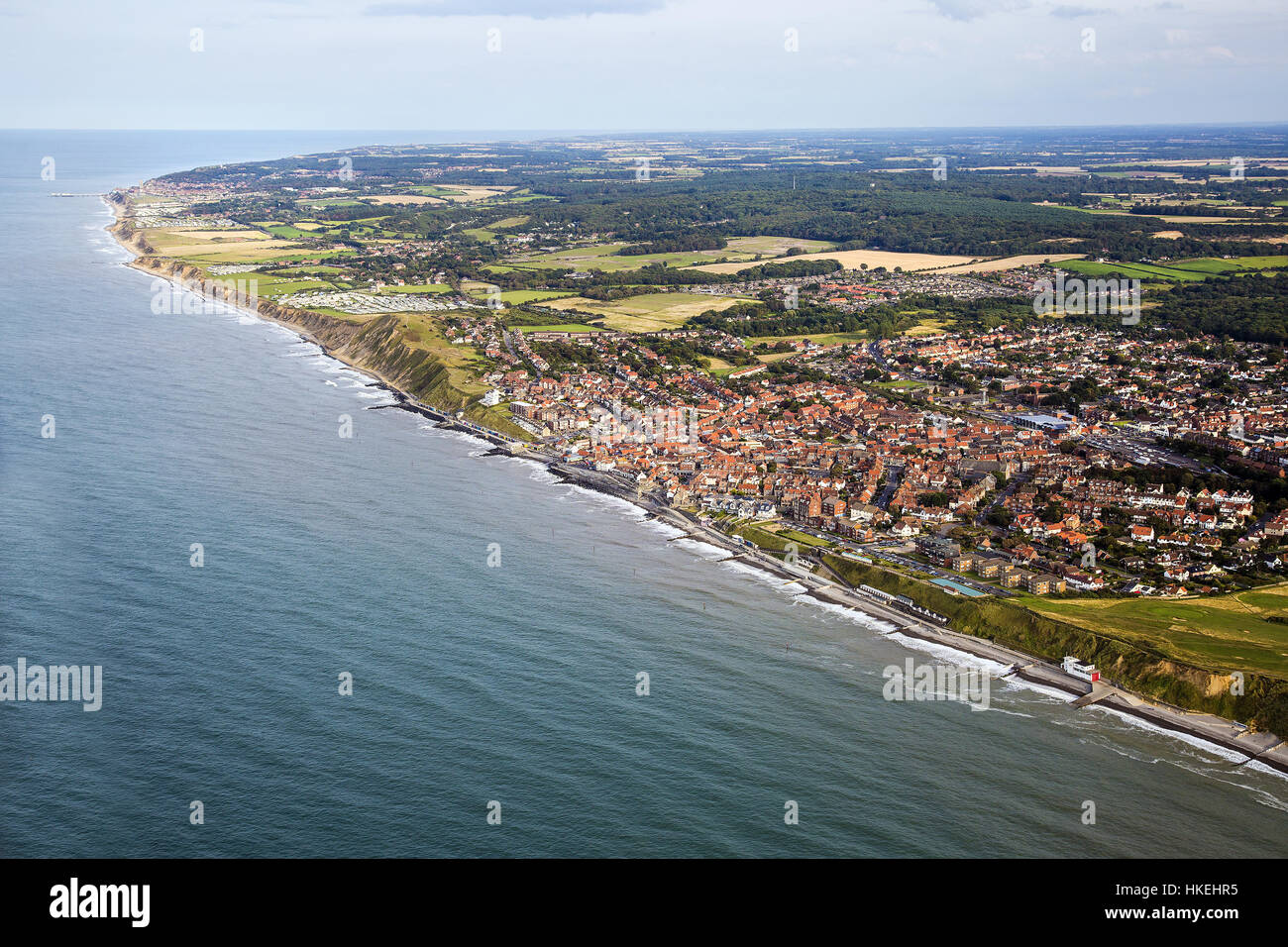 Aerial images of the Norfolk coastline Featuring: Norfolk coastline ...