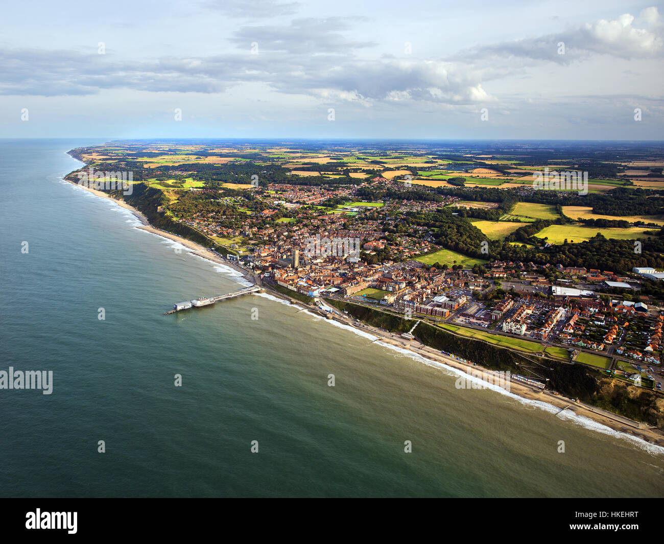 Aerial images of the Norfolk coastline Featuring: Norfolk coastline ...