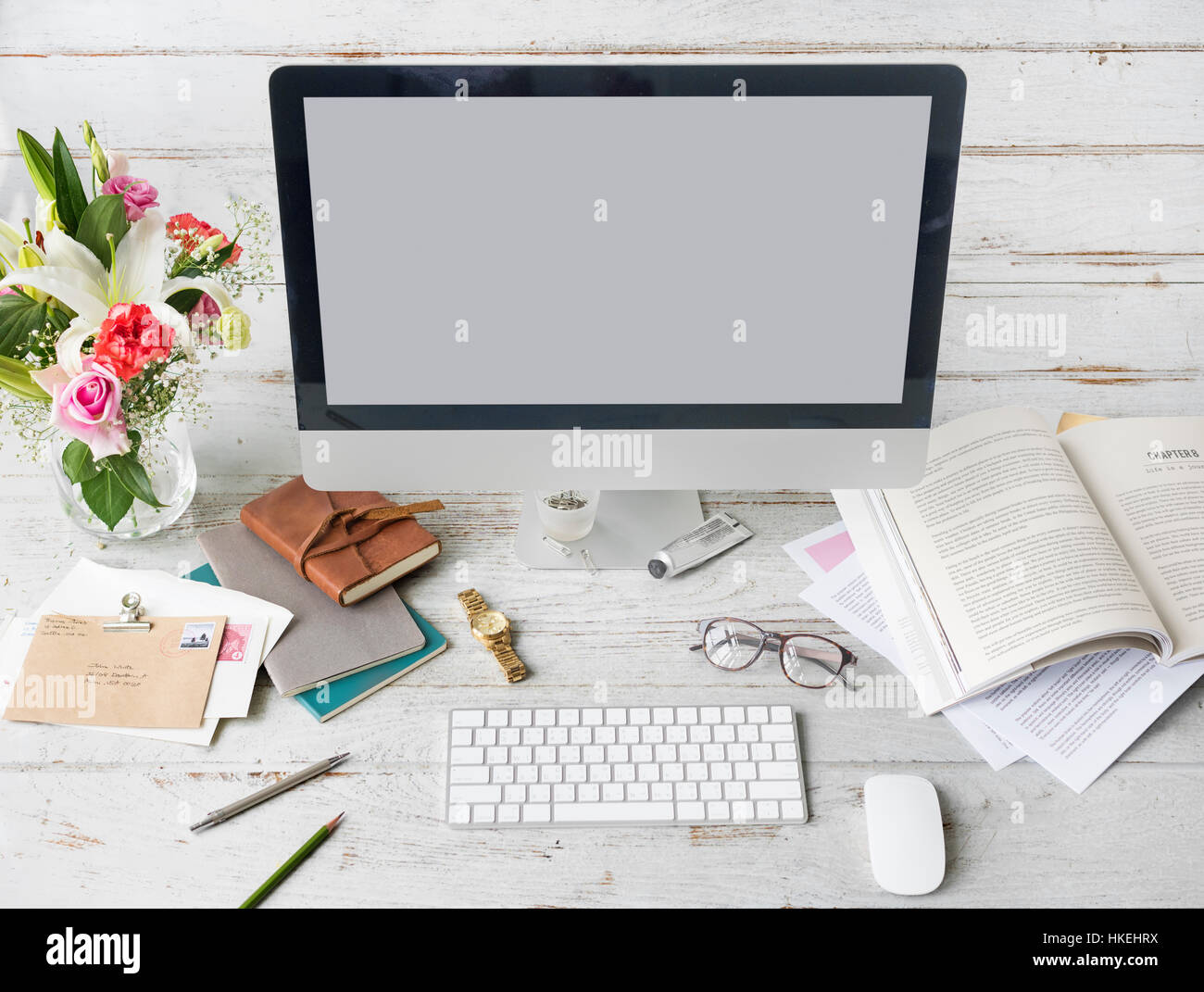 Computer Advertising Branding Annoucement Concept Stock Photo - Alamy