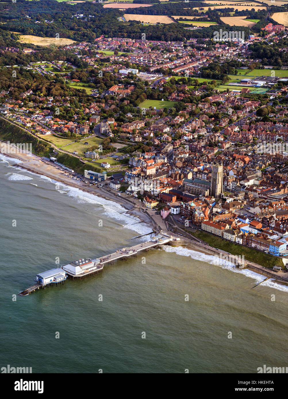 Aerial images of the Norfolk coastline Featuring: Norfolk coastline ...