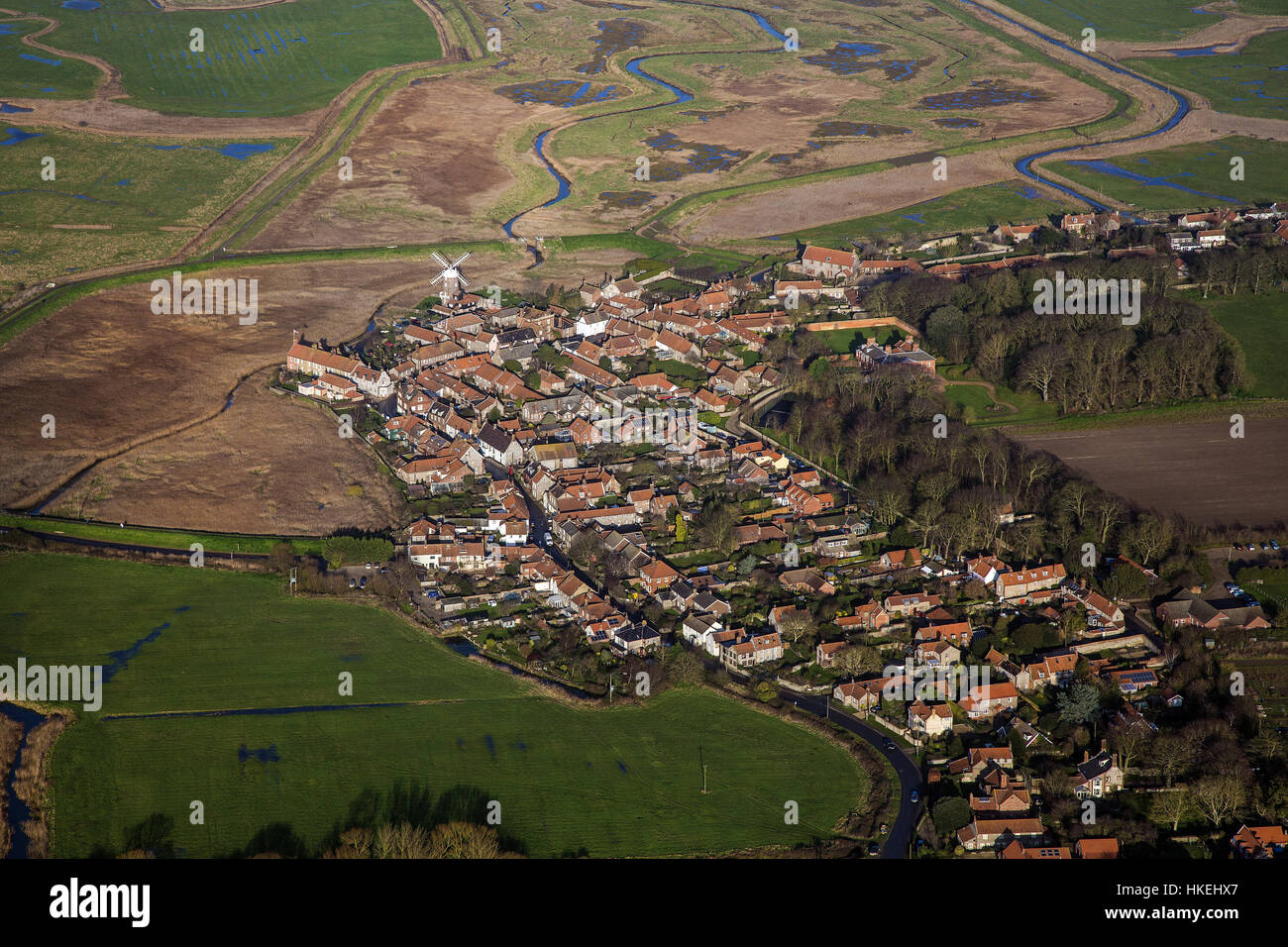 Aerial images of the Norfolk coastline Featuring: Norfolk coastline ...