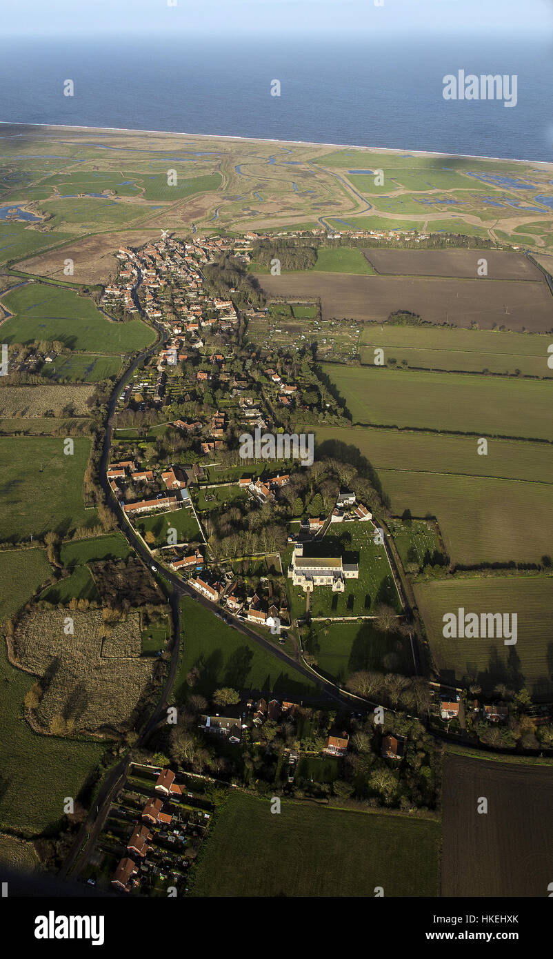 Aerial images of the Norfolk coastline Featuring: Norfolk coastline ...