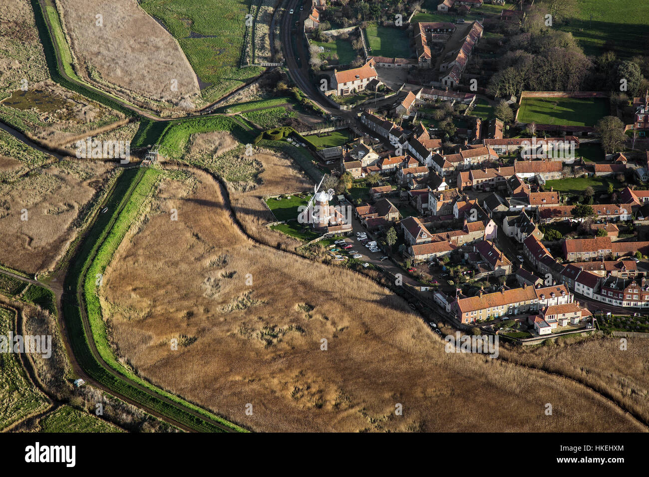 Aerial images of the Norfolk coastline Featuring: Norfolk coastline ...