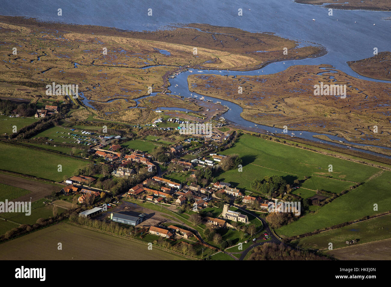 Aerial images of the Norfolk coastline Featuring: Norfolk coastline ...