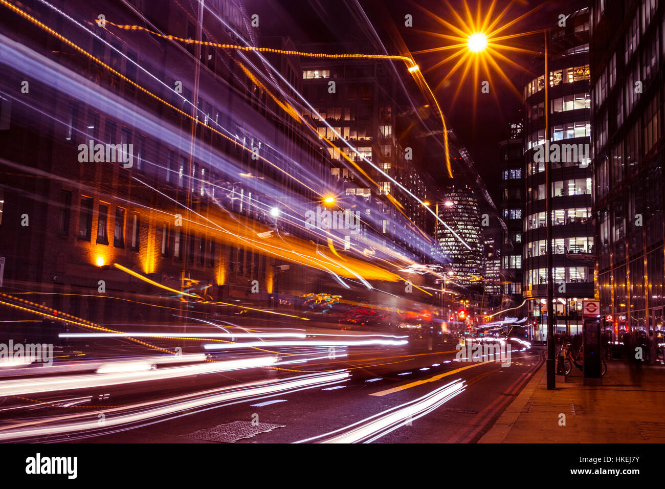 Car lights in motion hi-res stock photography and images - Alamy
