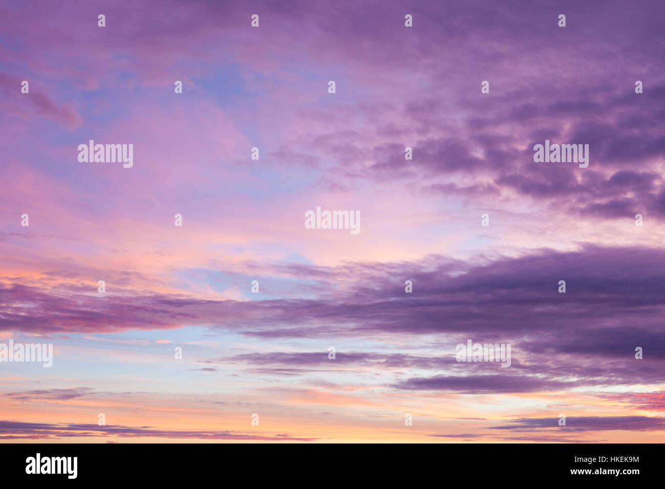 Beautiful colors sunset clouds Stock Photo - Alamy