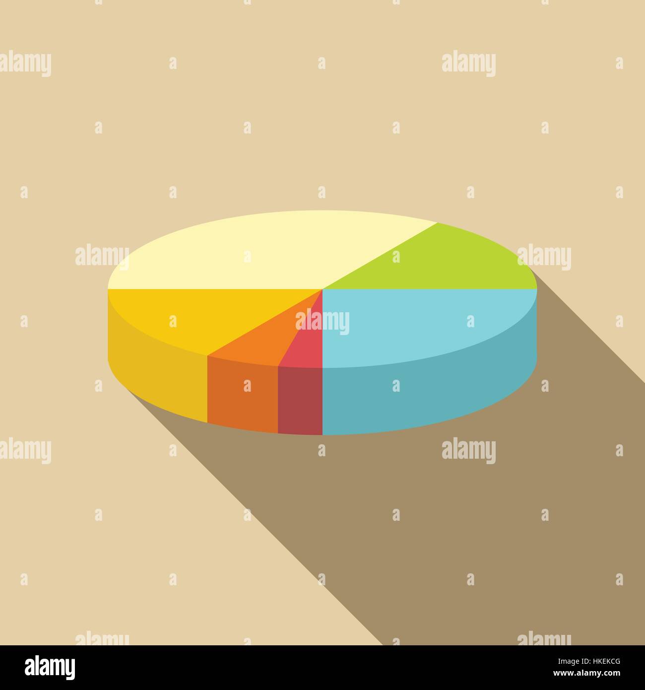Diagram pie chart icon. Flat illustration of diagram pie chart vector ... Diagram pie chart icon. Flat illustration of diagram pie chart vector ...