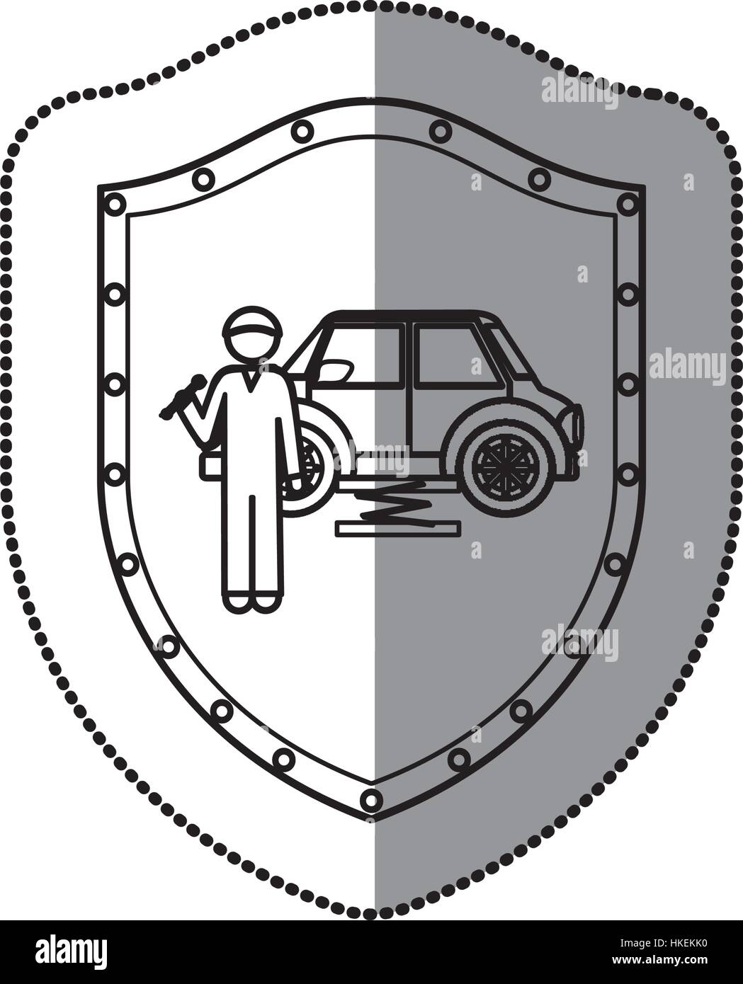 Car Repair service icon vector illustration graphic design Stock Vector ...