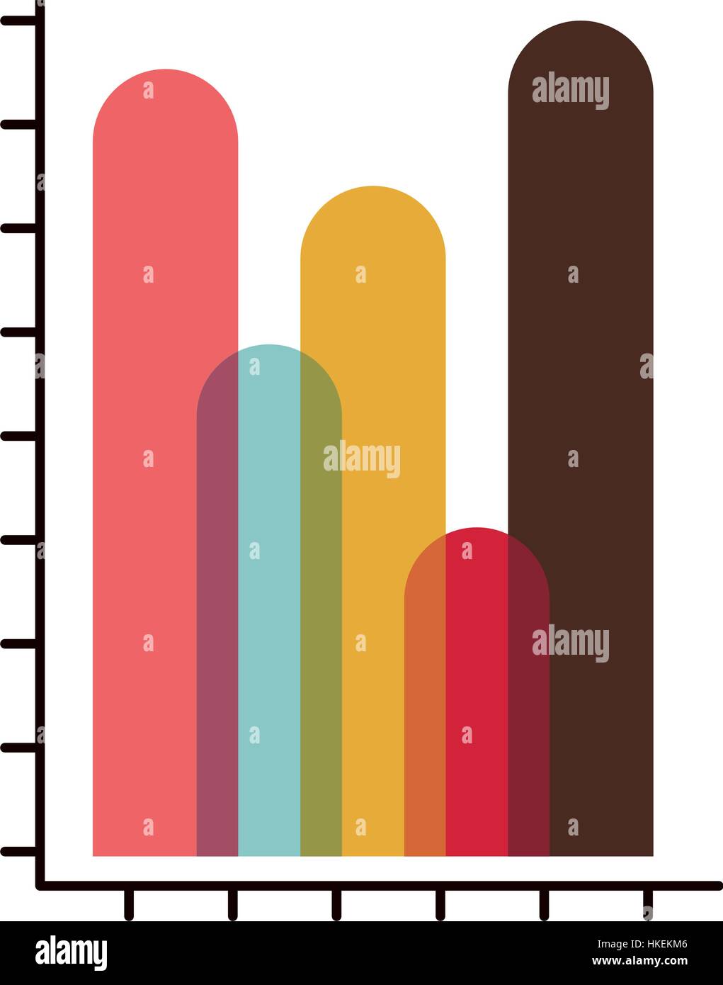 3d data analytics bars graphic hi-res stock photography and images - Alamy