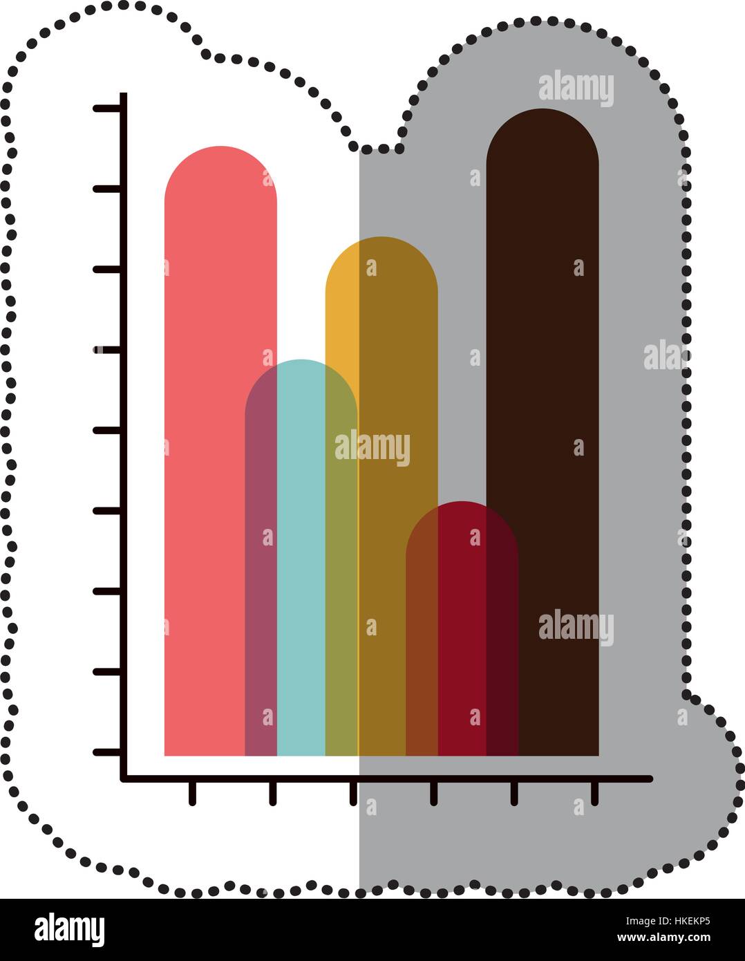 3d data analytics bars graphic hi-res stock photography and images - Alamy