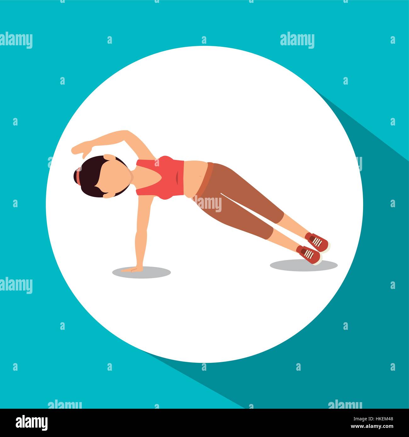 woman athlete avatar fitness sport vector illustration design Stock ...