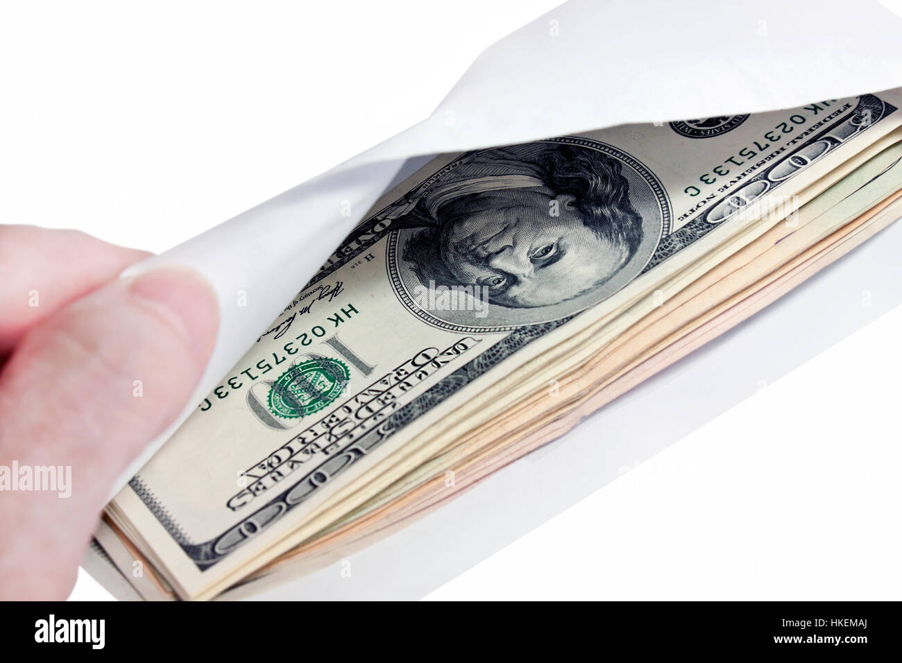 the money in the envelope Stock Photo - Alamy